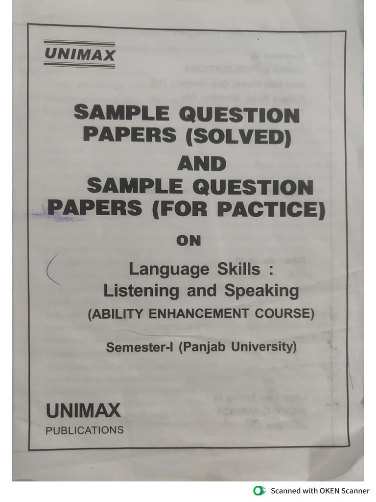 AEC Sample Paper - 2 | PDF