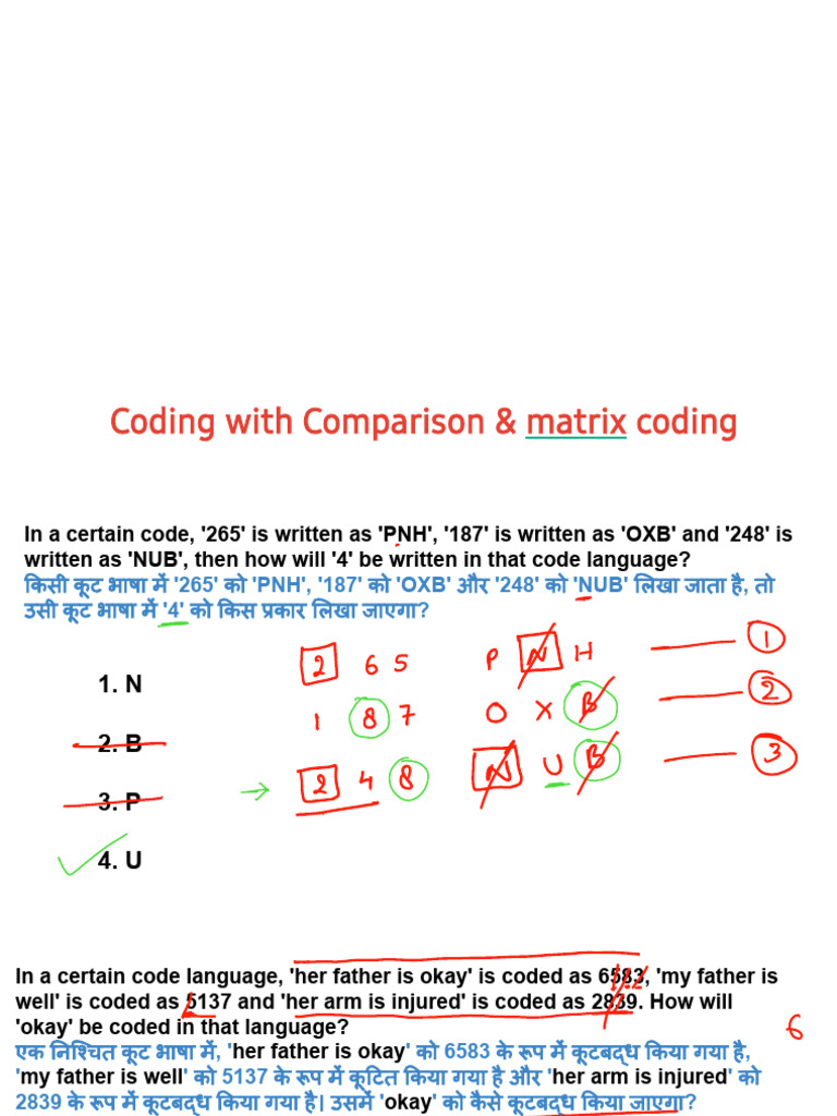 013) © TheOne Comparison & Matrix Class 6 | PDF | Algebra | Linear Algebra