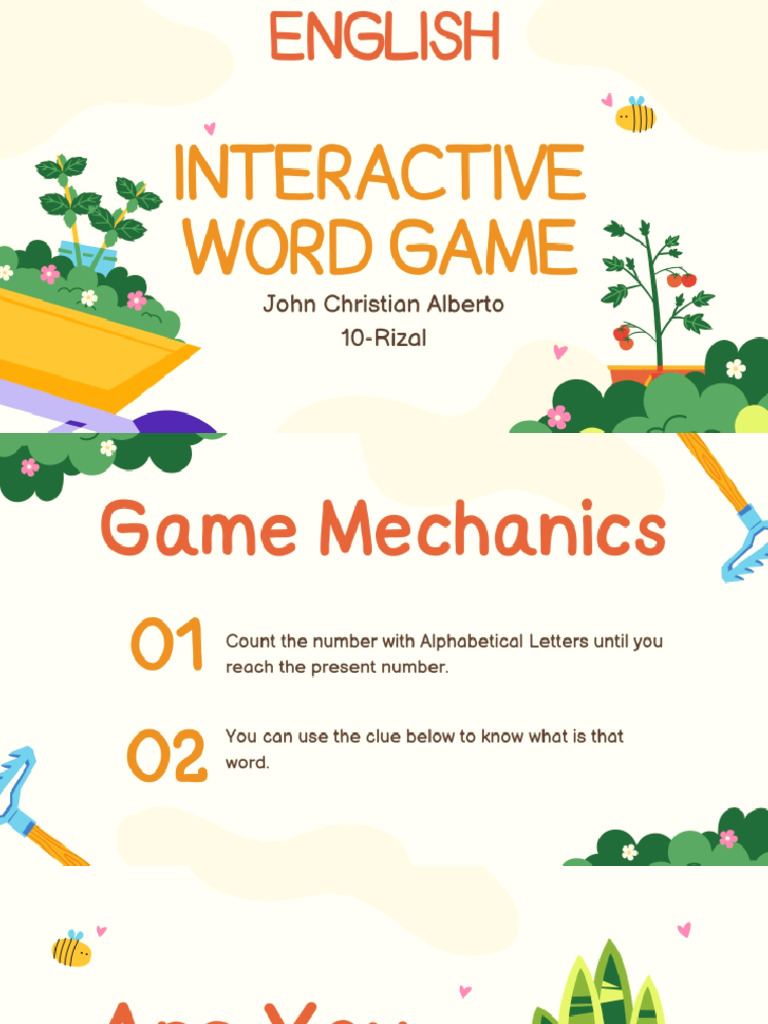 John Christian Alberto INTERACTIVE WORD GAME | PDF