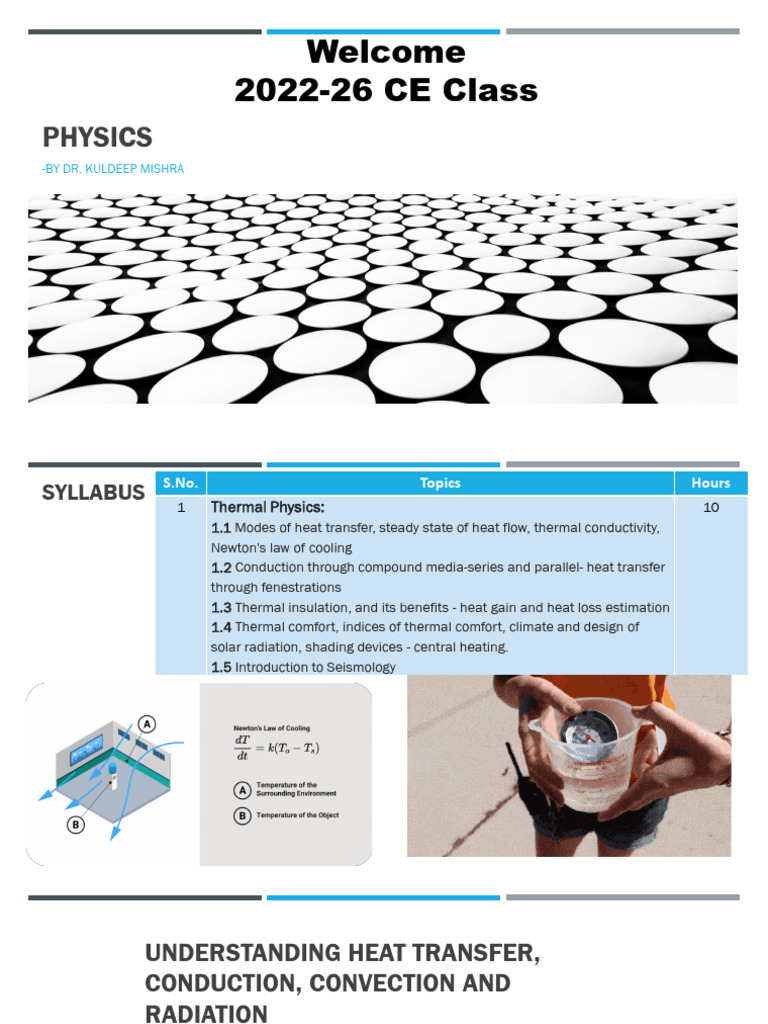 PCE_Lecture 1 -8 | PDF | Heat Transfer | Thermal Conduction