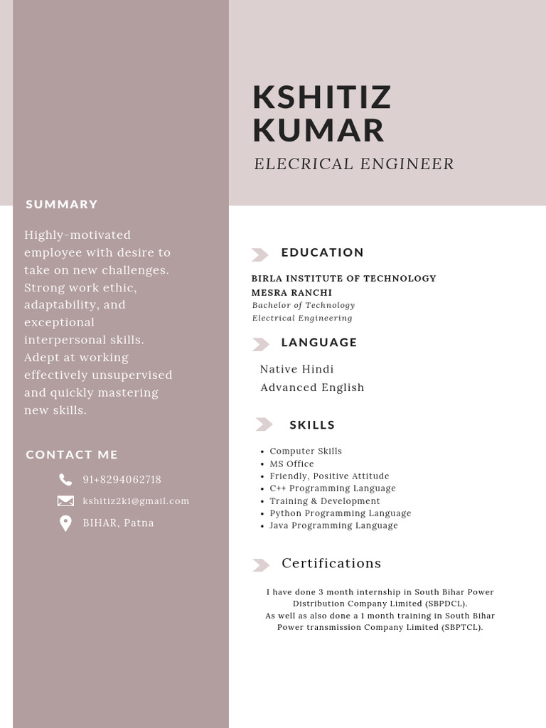 Kshitiz Kumar Resume | PDF
