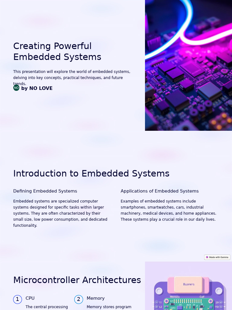 Creating Powerful Embedded Systems | PDF | Embedded System | Microcontroller