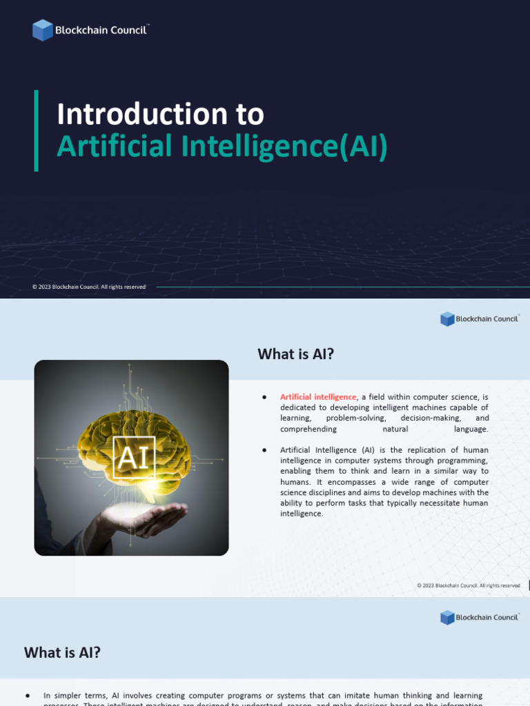 1.1 Introduction To AI - PDF - Range 1 2 | PDF | Artificial Intelligence | Intelligence (AI ...