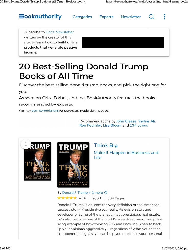 Top Trump Books for Enthusiasts | PDF