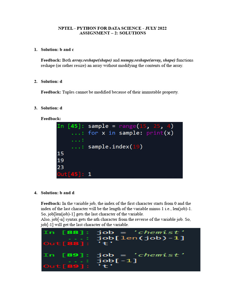 Assignment 2 Solutions | PDF | Computer Science | Software Development