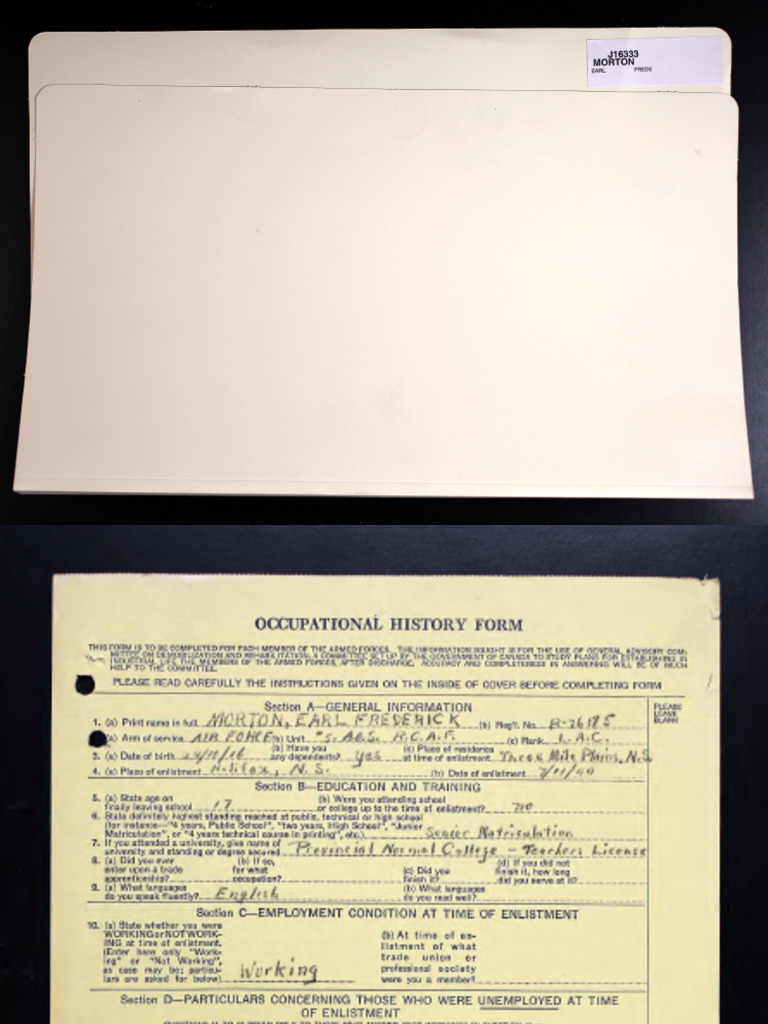 Earl Frederick MORTON | PDF | Ear | Employment