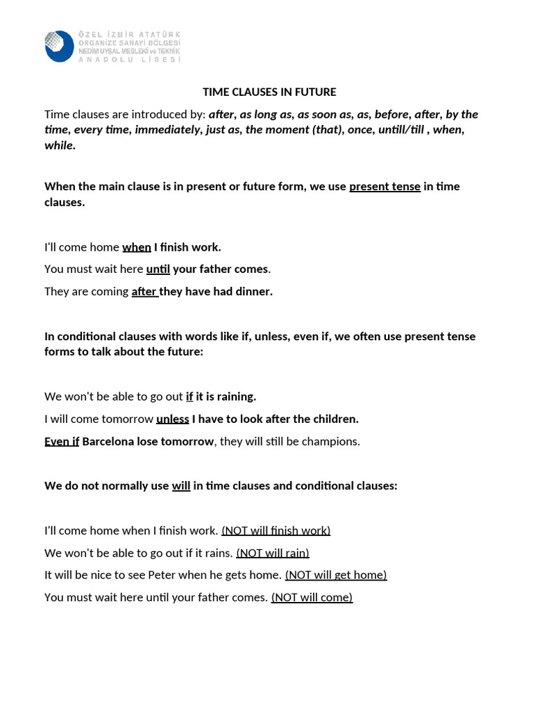 Time Clauses | PDF | Language Families | Linguistic Typology