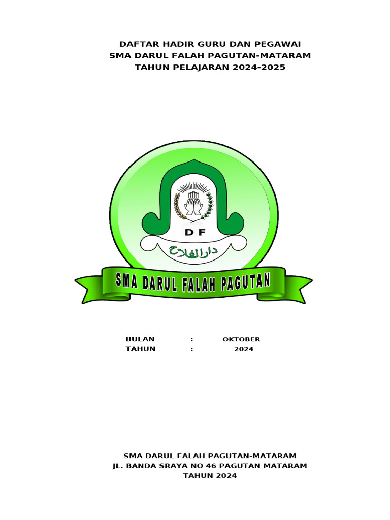 Absen Guru Sma Manual 24-25 | PDF