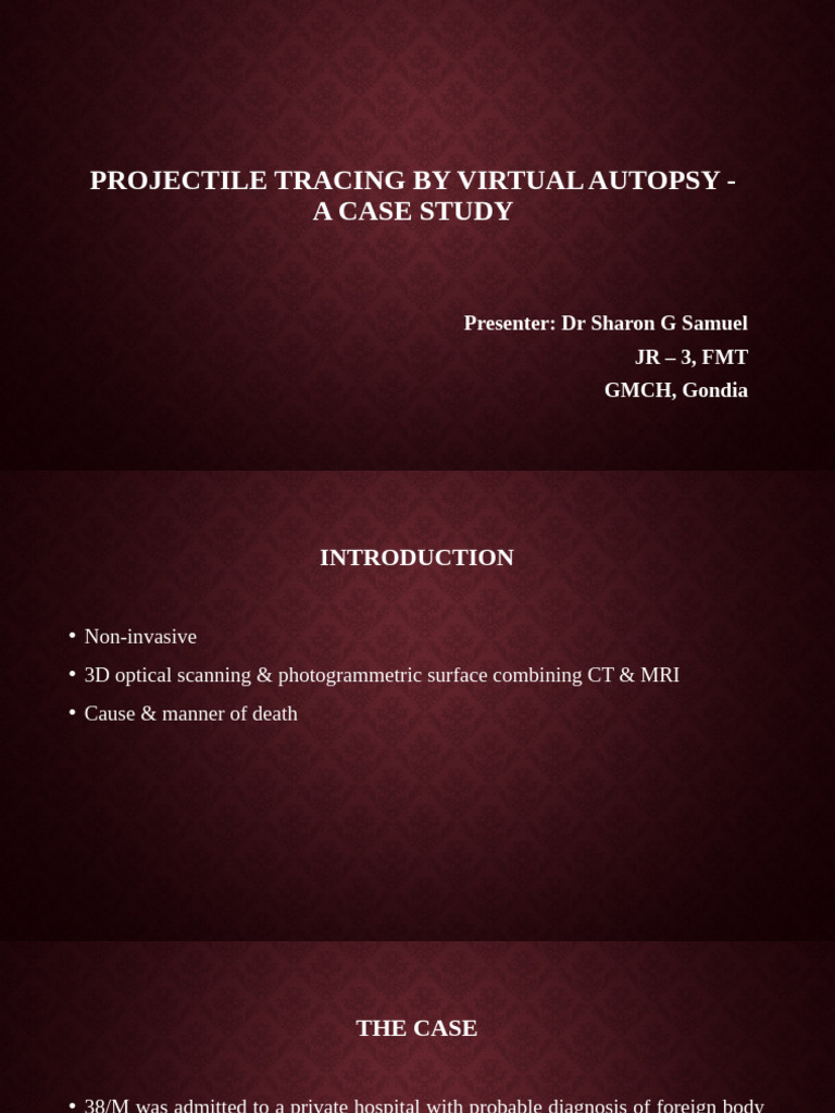 PO-10 Sharon G Samuel | PDF | Autopsy | Thorax