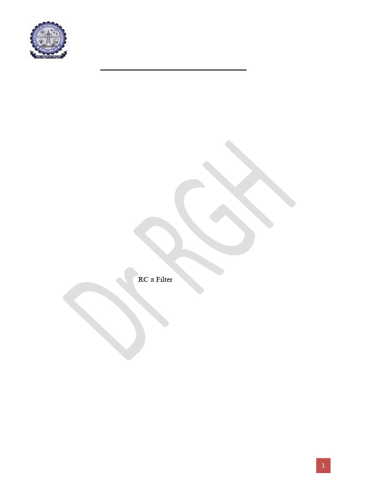 Basic Electronics - Question Bank - DR RGH | PDF | Operational Amplifier | Rectifier