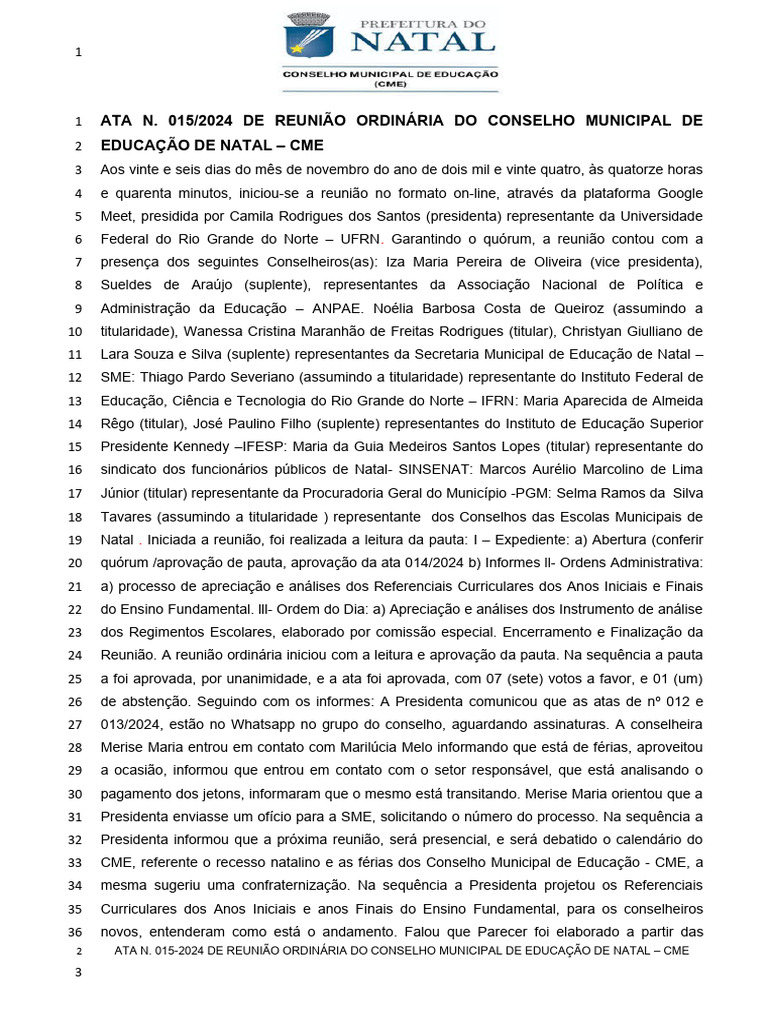 ATA 015-2024 ATUAL Assinado Assinado Assinado Assinado Assinado 10-12-24 Assinado | PDF