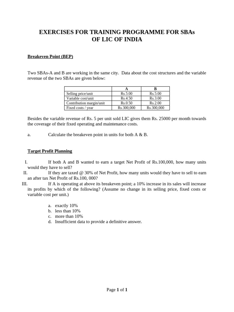 LIC Training Programme | PDF