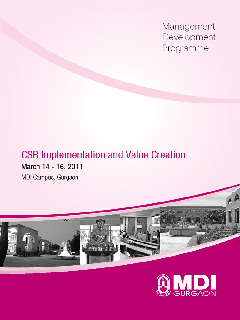 CSR Implementation and Value Creation | PDF | Corporate Social Responsibility | Governance