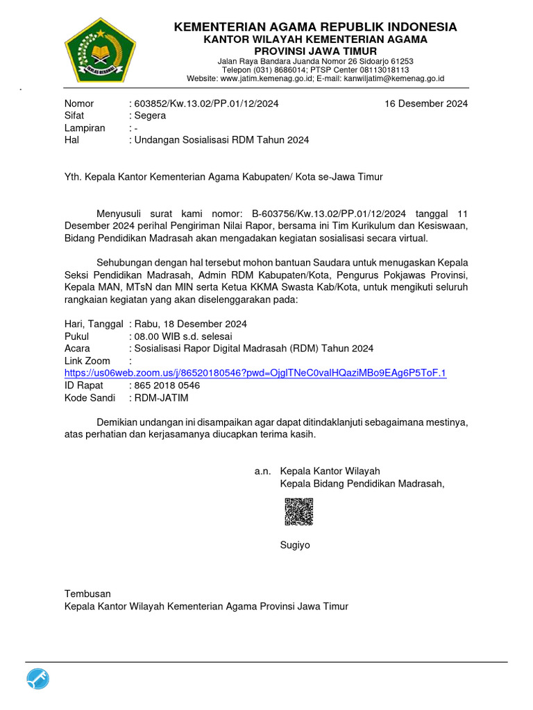 Sosialisasi RDM | PDF