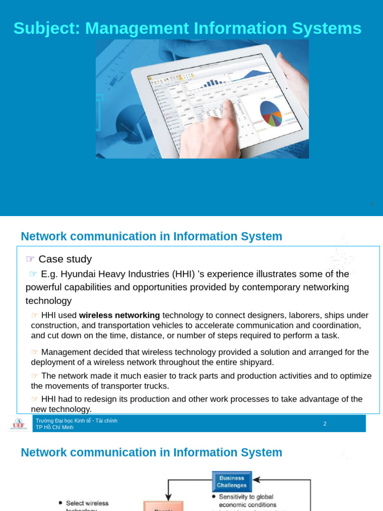 Network Communication in Information System | PDF | Computer Network | Network Topology