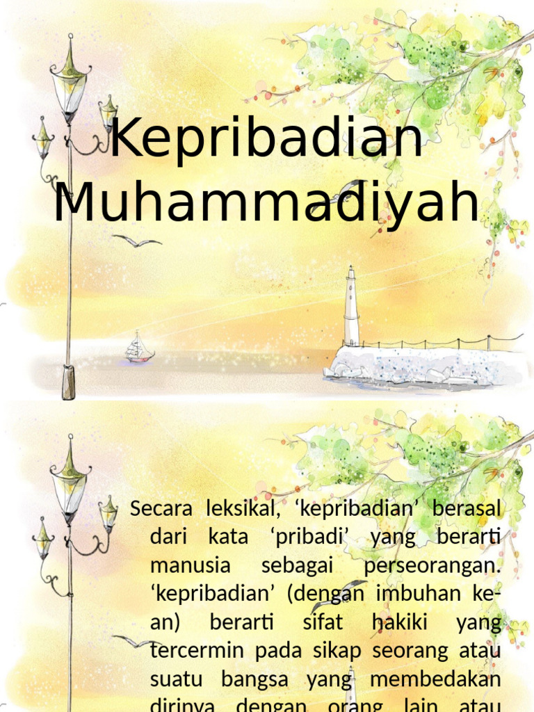 Kepribadian Muhammadiyah | PDF