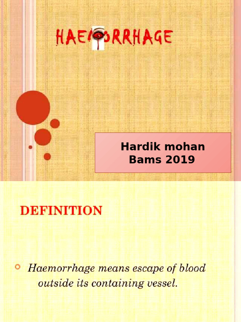 Hardik Mohan BAMS 2019 Profile | PDF