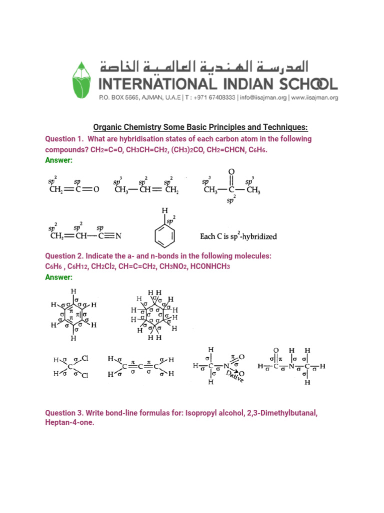 Organic Chemistry Principles and Techniques | PDF | Chemical Reactions ...