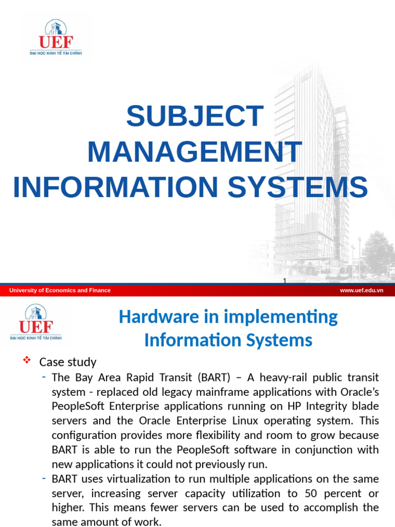 Hardware Choices for Information Systems | PDF | Computer Hardware ...