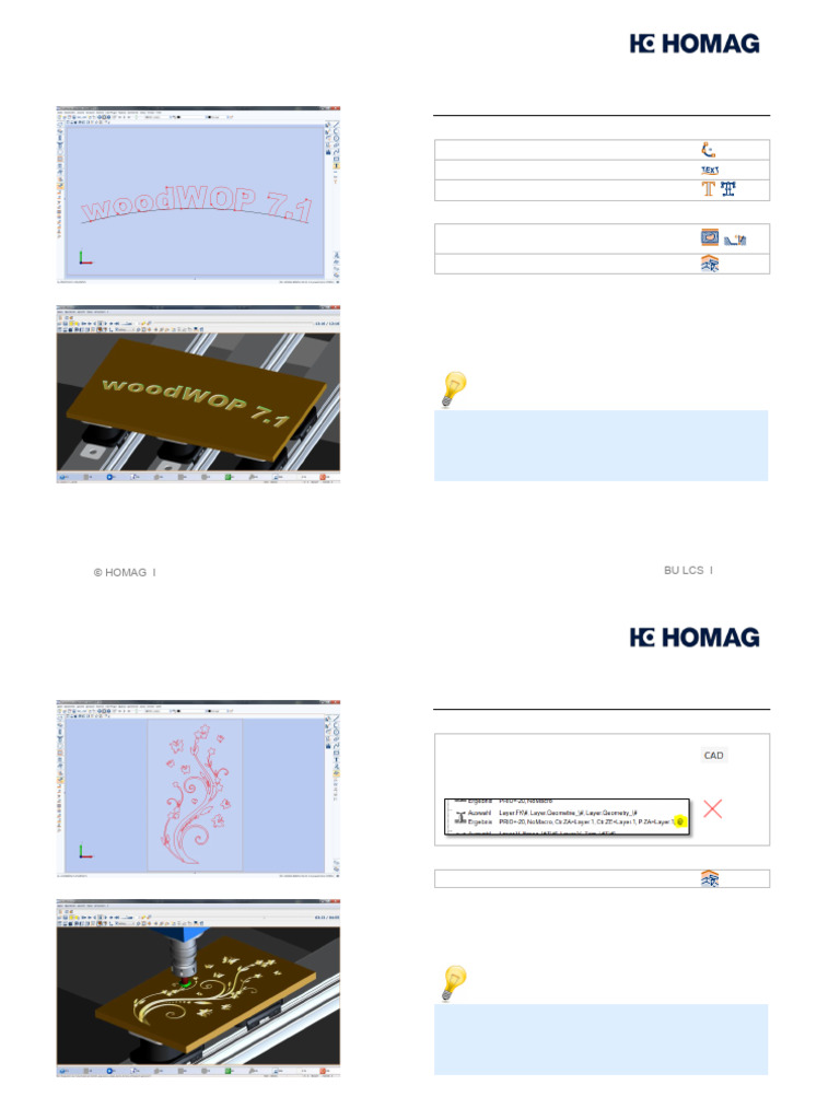 woodWOP 7.1 - Advanced - CAD - WOP - CAM - ESP-8-14 | PDF