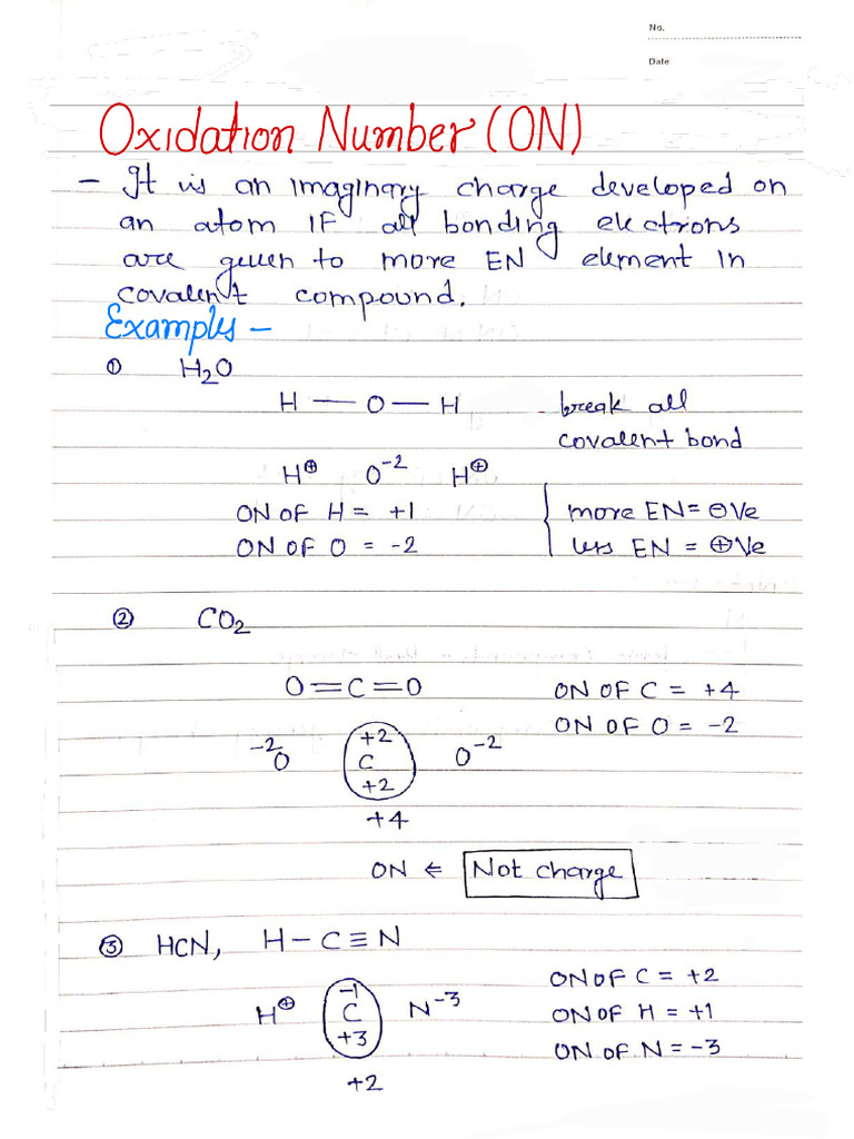 Oxidation State & Redox Reaction | PDF | Redox | Electrochemistry