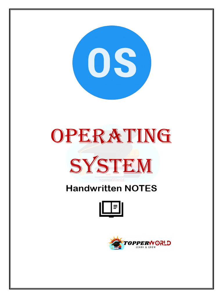 Operating System Handwritten Notes | PDF Operating System Handwritten Notes | PDF