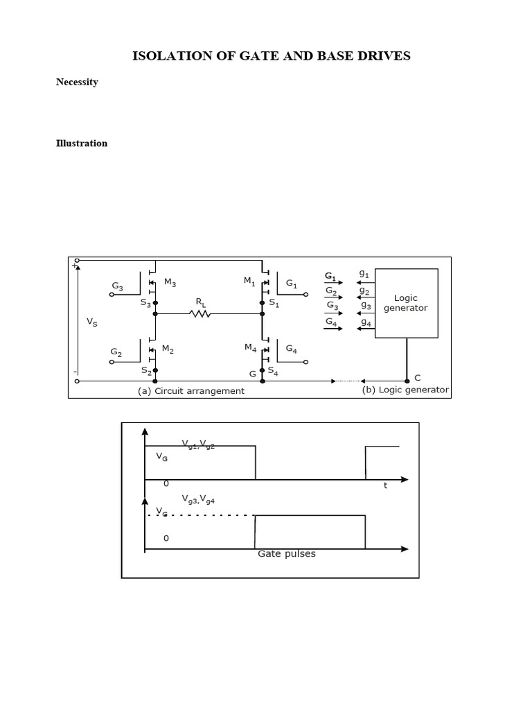 Isolation of Gate and Base Drives | PDF | Transformer | Transistor