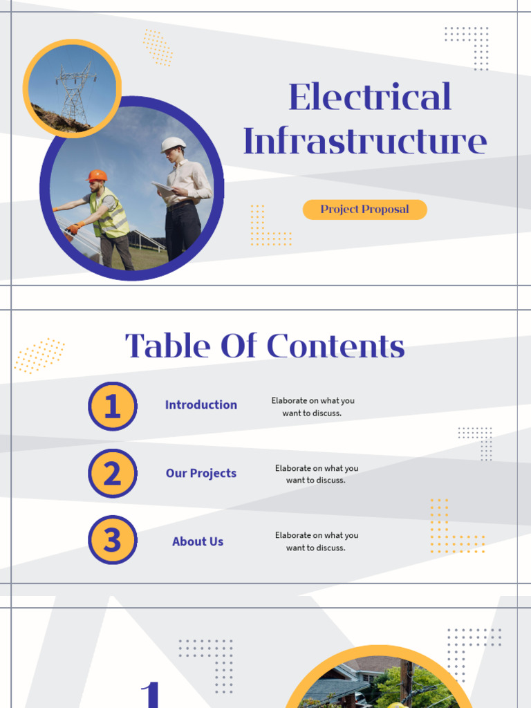 Electrical Infrastructure Project Proposal | PDF
