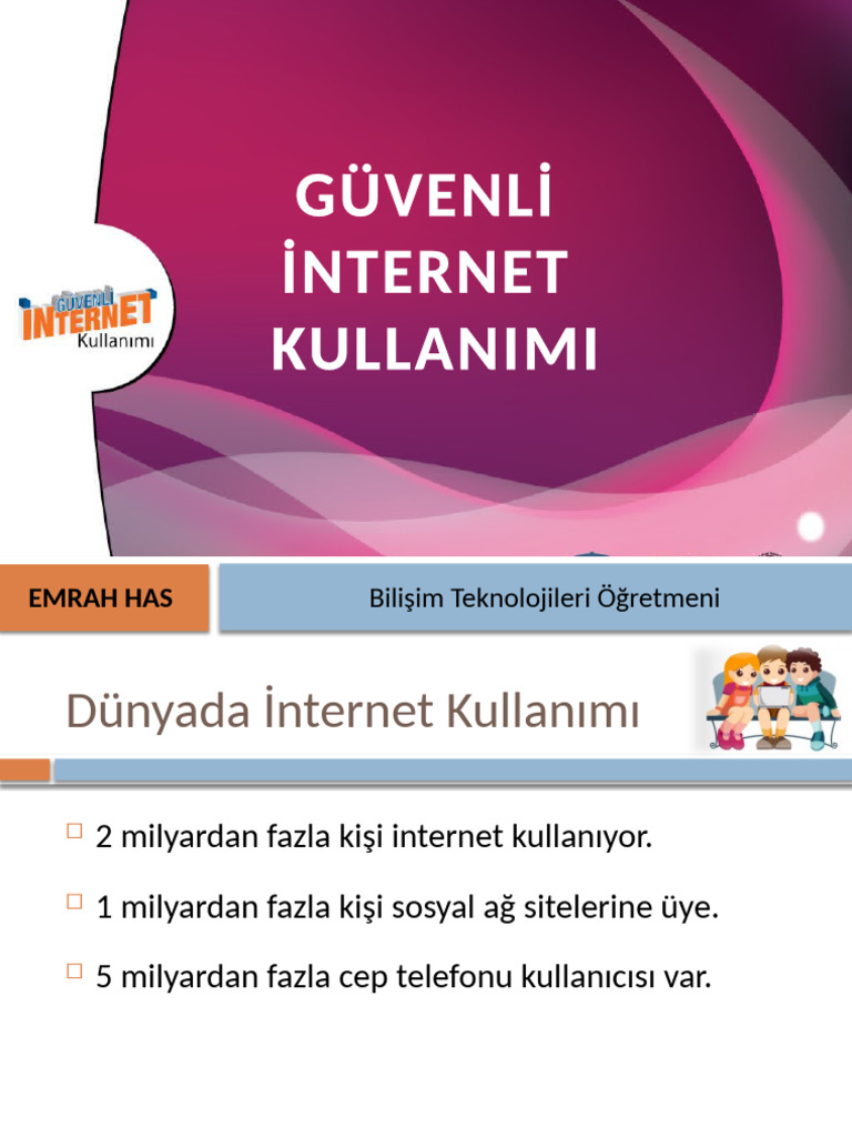 Güvenli̇ Internet Kullanimi | PDF