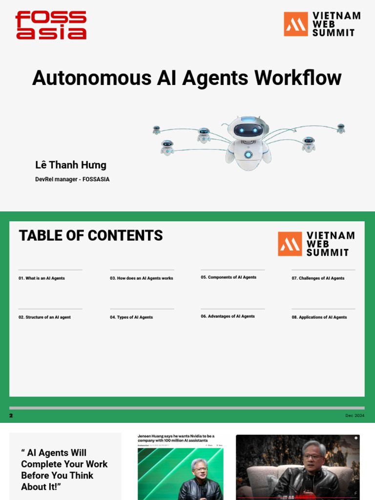 Autonomous AI Agents Workflow | PDF | Artificial Intelligence | Intelligence (AI) & Semantics