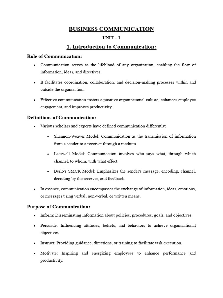 Essentials of Business Communication | PDF | Communication | Nonverbal ...