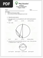 CIRCLES_2024_WORKSHEET | PDF | Circle | Elementary Geometry