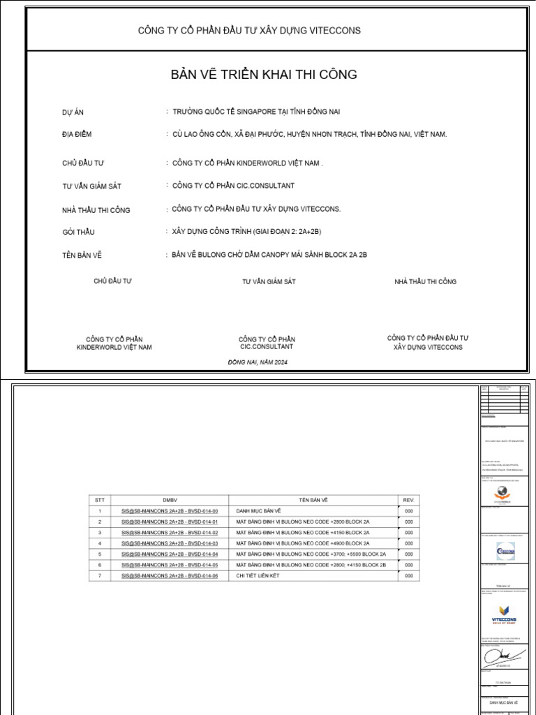 Sis@Sb-mainscon 2a+2b-Bvsd-014 Ban Ve Bulong Cho Dam Canopy Mai Sanh | PDF