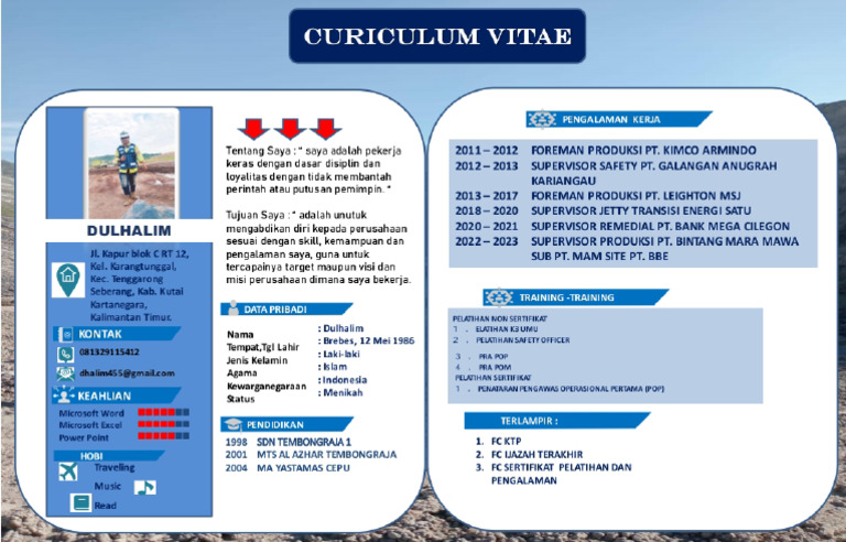 CV HALIM | PDF