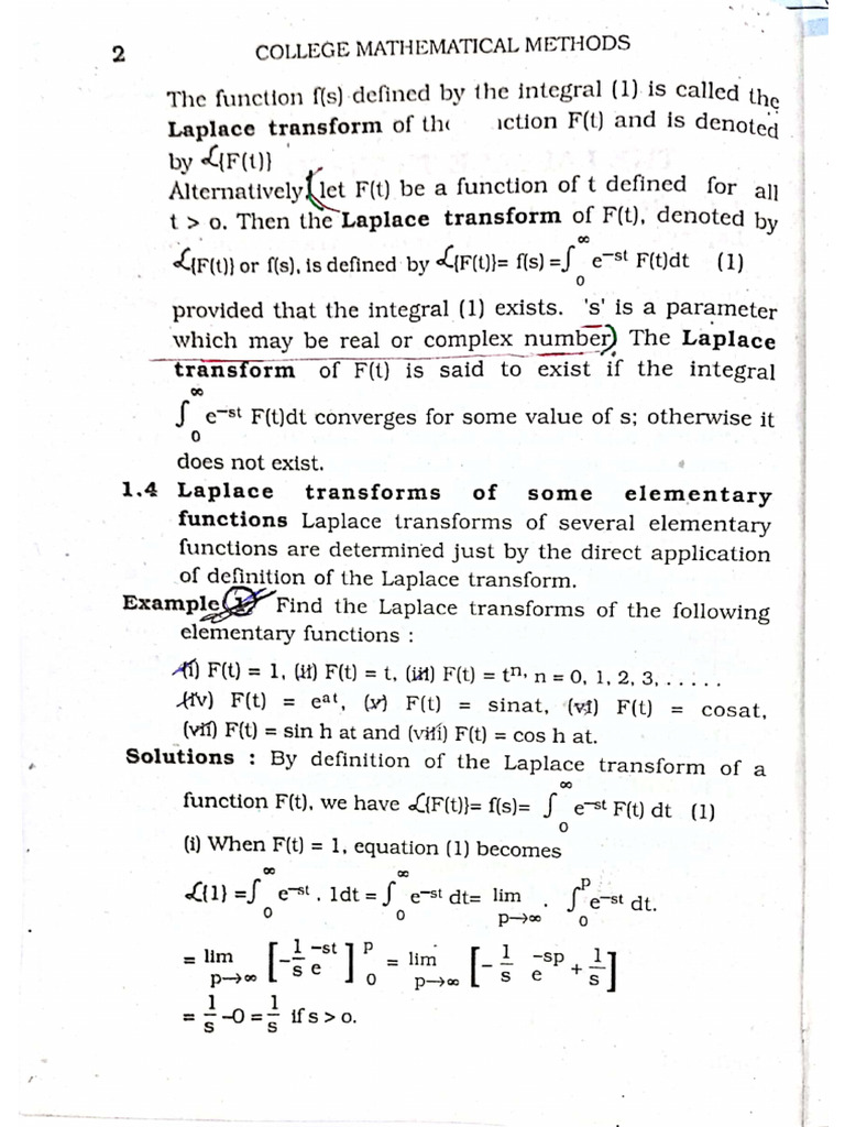 1.math - Chapter One - Marked Part Is For CT Syllabus | PDF