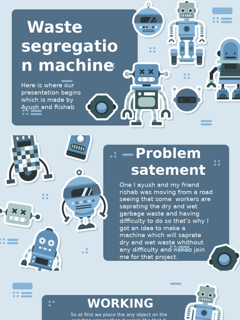 Humanoid Robot Project Proposal by Slidesgo | PDF