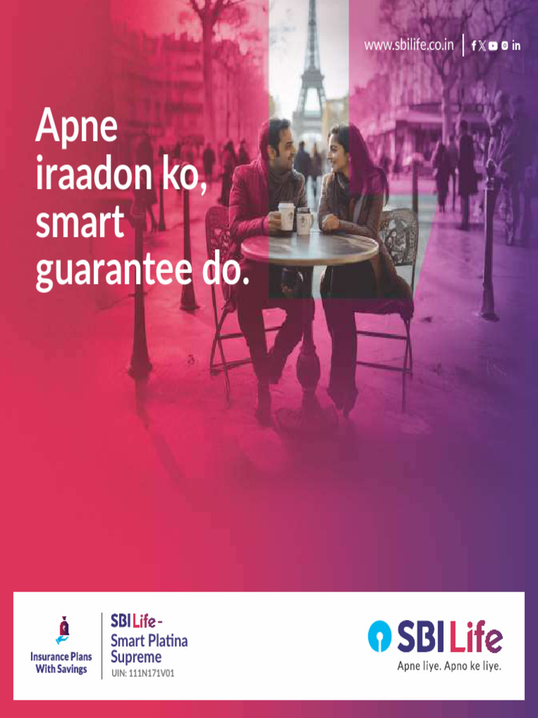 SBI Life Smart Platina Supreme Overview | PDF | Cost Of Living | Insurance