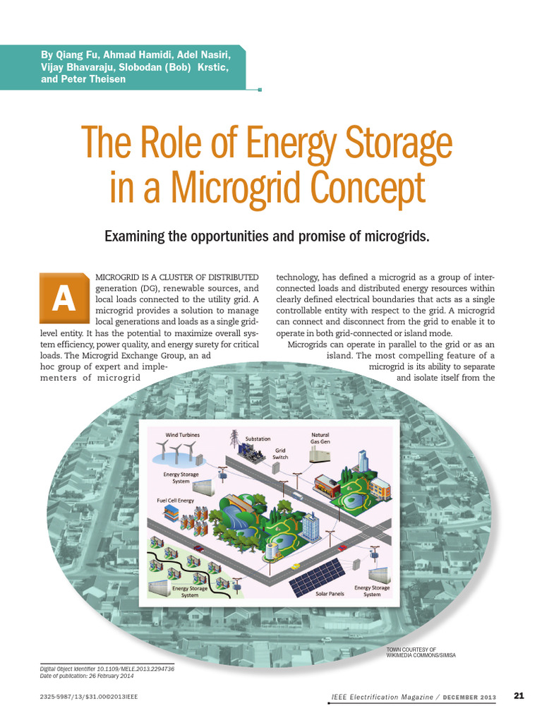 The Role of Energy Storage | PDF | Lithium Ion Battery | Distributed ...
