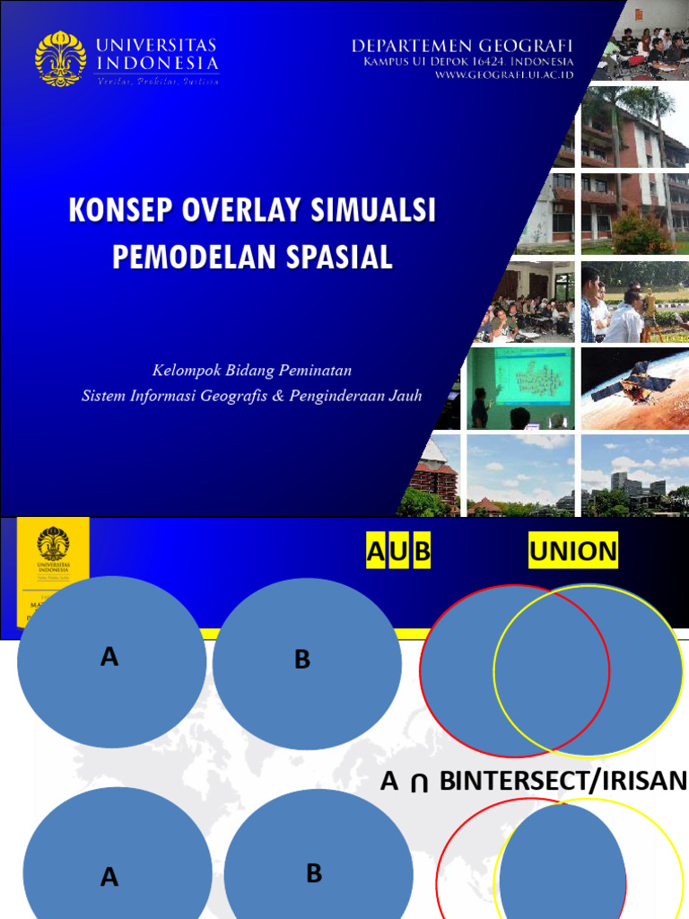 WEEK 15 KONSEP OVERLAY dalam SIMULASI PEMODELAN SPASIAL | PDF