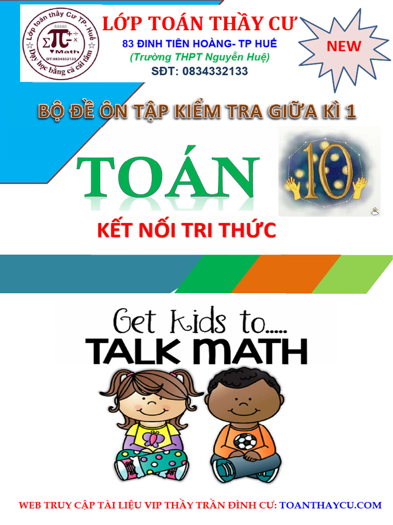 (Toanthaycu.com) - Tuyển Tập 10 Đề Ôn Tập KT GK1 - Đề Bài - Toán 10 - KNTT | PDF