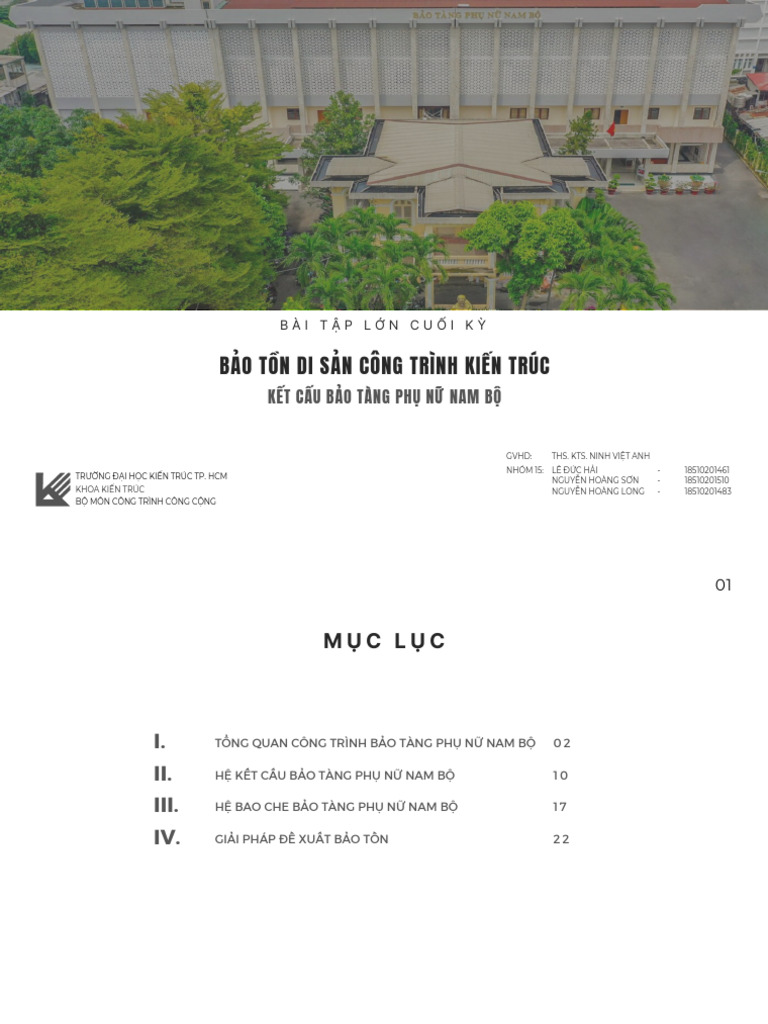 BÀI TẬP LỚN - BẢO TỒN DSKT | PDF