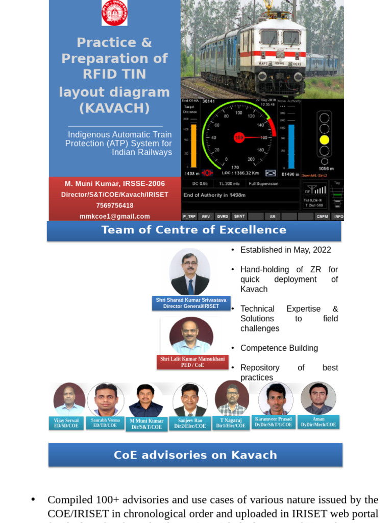 KAVACH - RFID MMK 10092024 | PDF | Radio Frequency Identification ...
