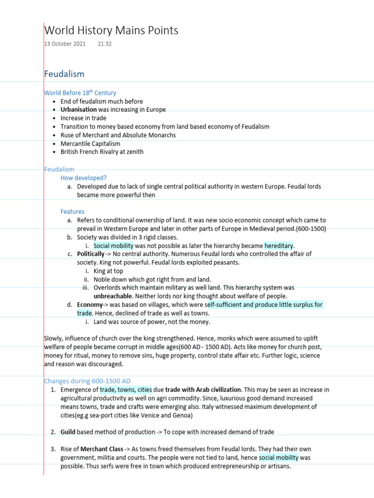 Medieval Europe's Transformation | PDF | Imperialism | World War II