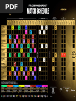2026 Fifa World Cup Match Schedule | PDF