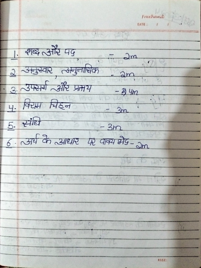 Vyakran Work Class 9th | PDF