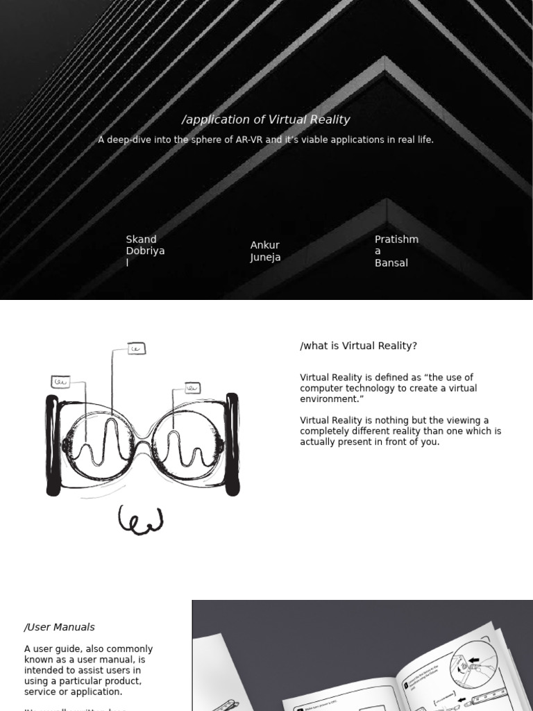 (.PPTX) AR-VR InstructionsManual PAS | PDF | Virtual Reality | Computer Science