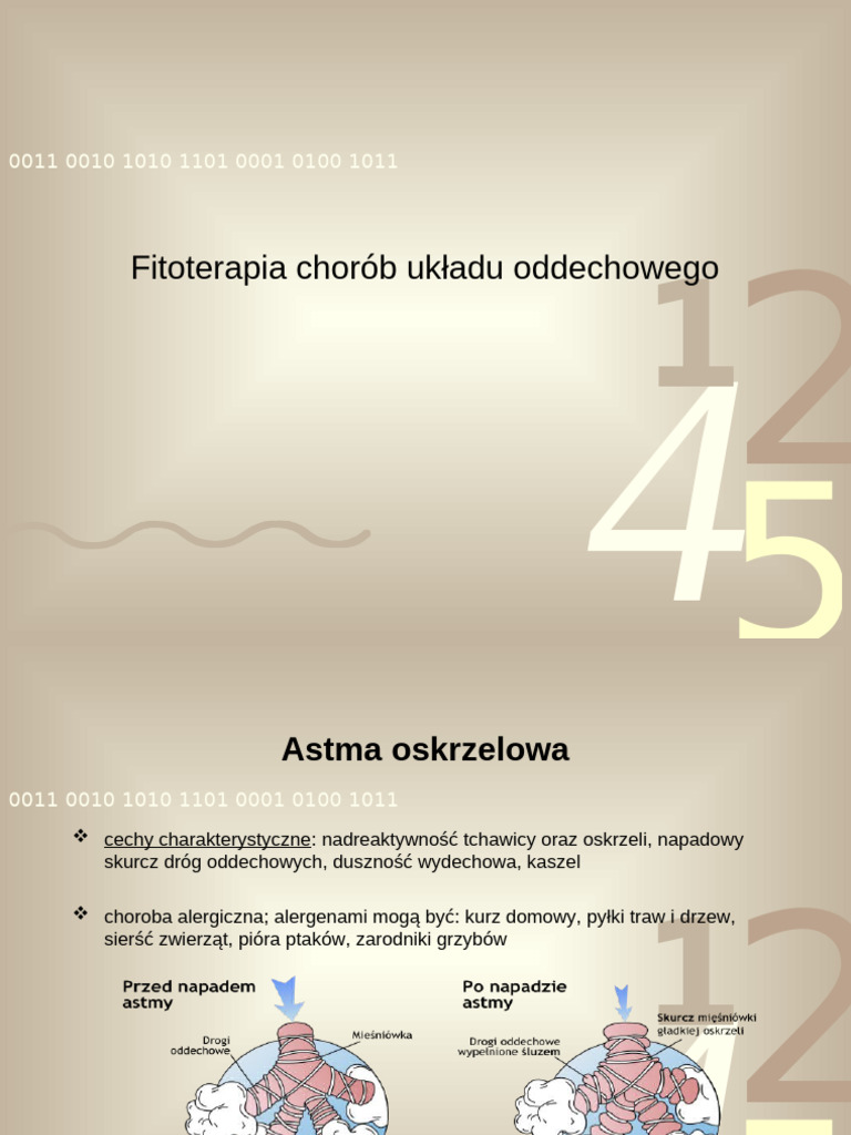 Fitoterapia Chorob Ukladu Oddechowego | PDF
