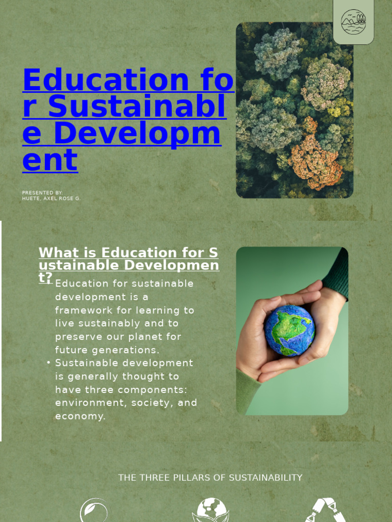 Education for Sustainable Development Guide | PDF | Sustainability ...