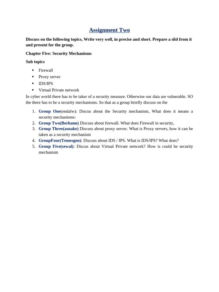 Assignment Two | PDF