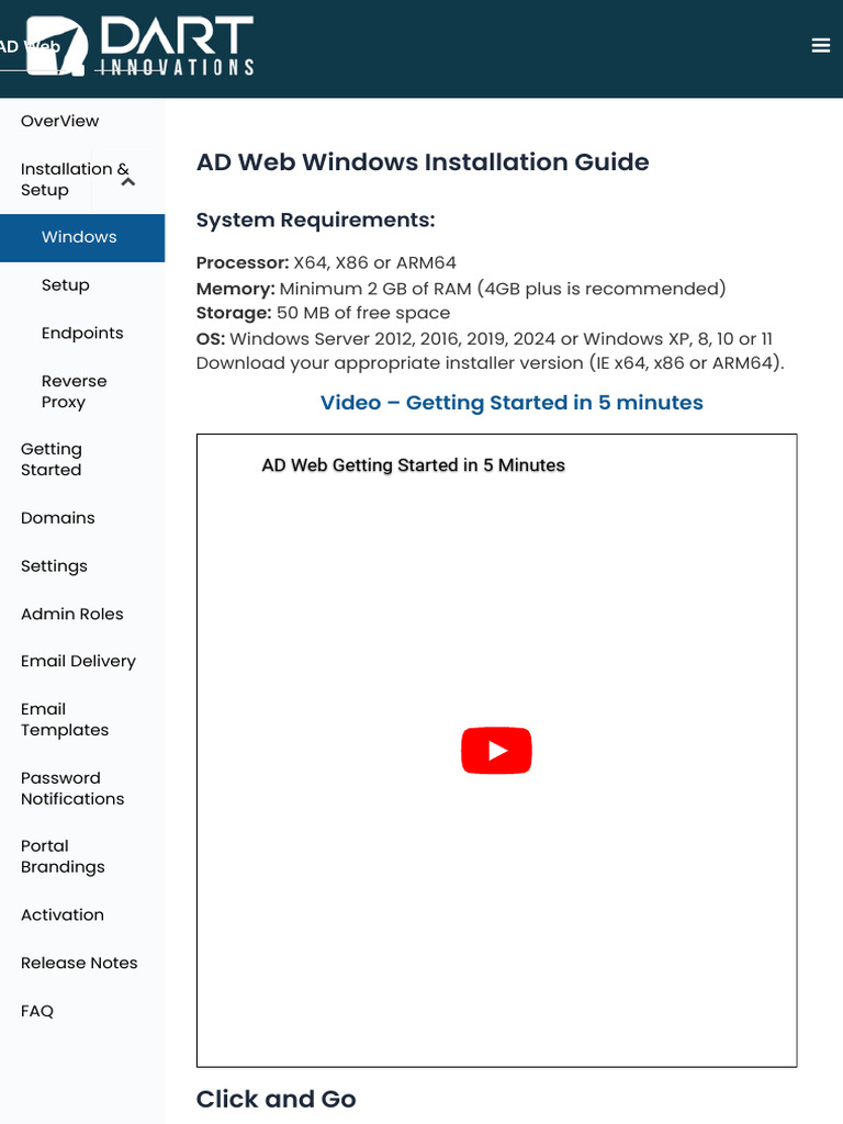 ADWeb Installation Windows | PDF | Microsoft Windows | Proxy Server